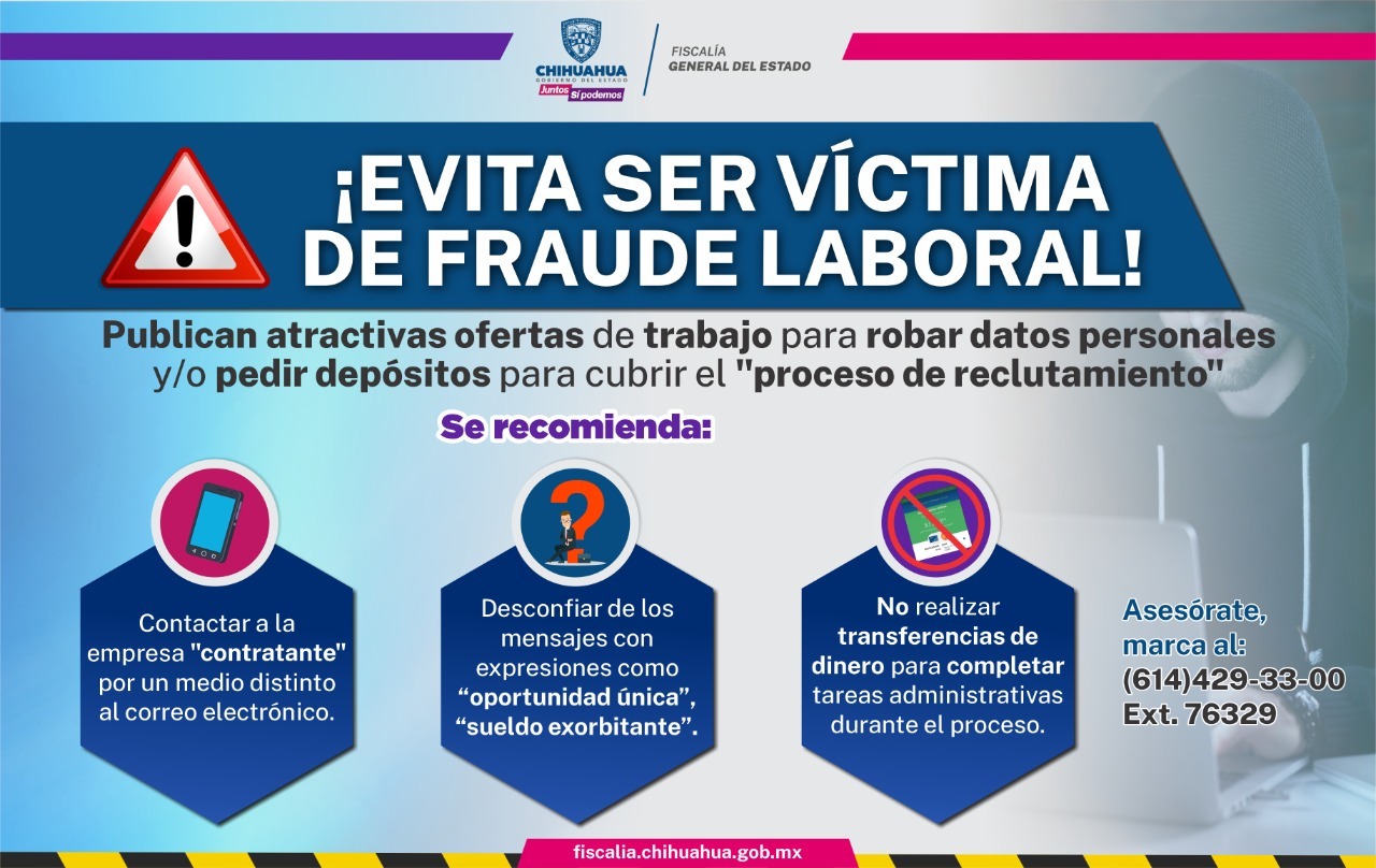 Emite Fiscalía Recomendaciones Para Evitar Ser Víctima De Fraude